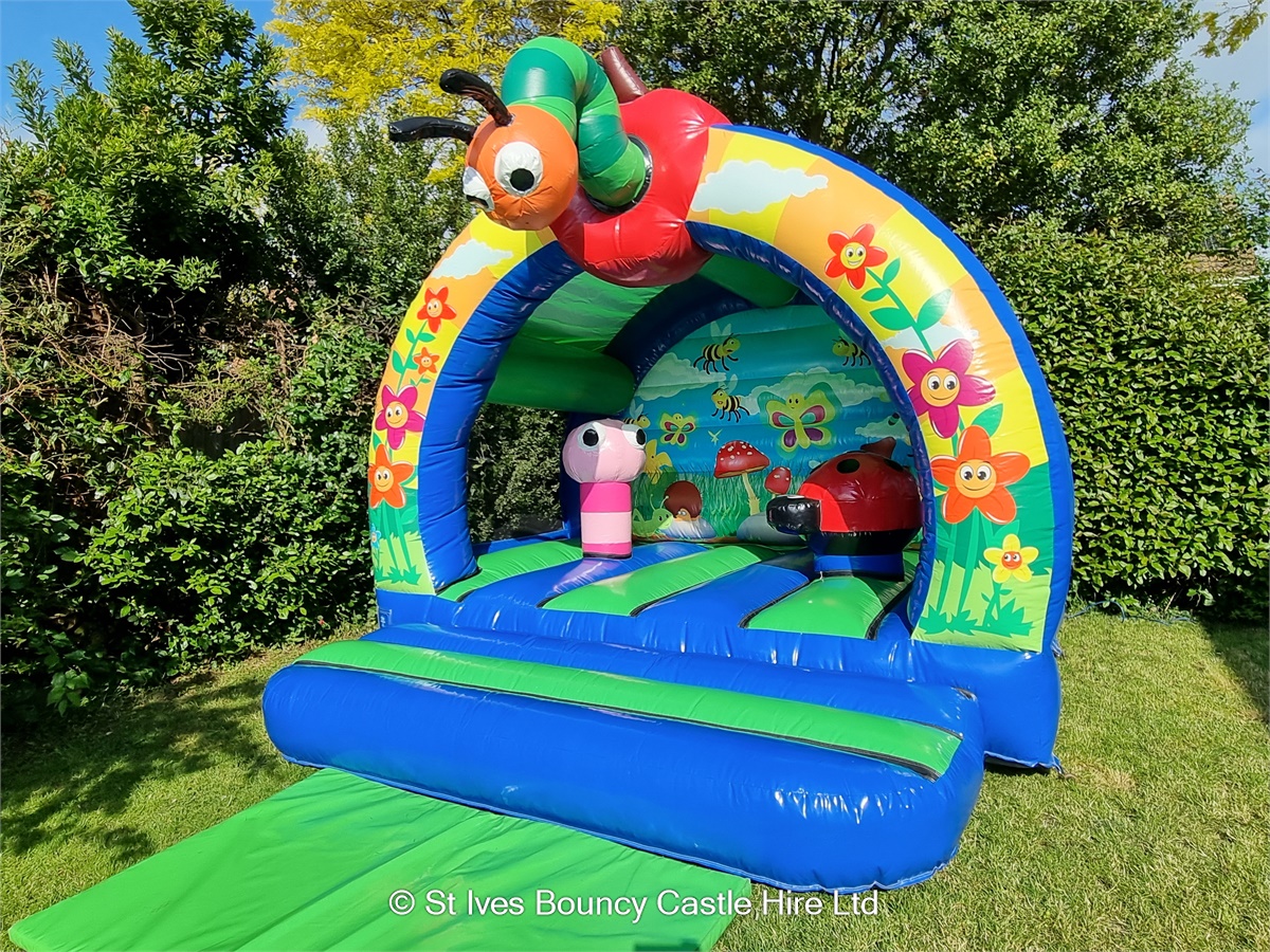 Bugs Den / Hungry Caterpillar Curved Bouncer - 13x13ft - Hire in ...
