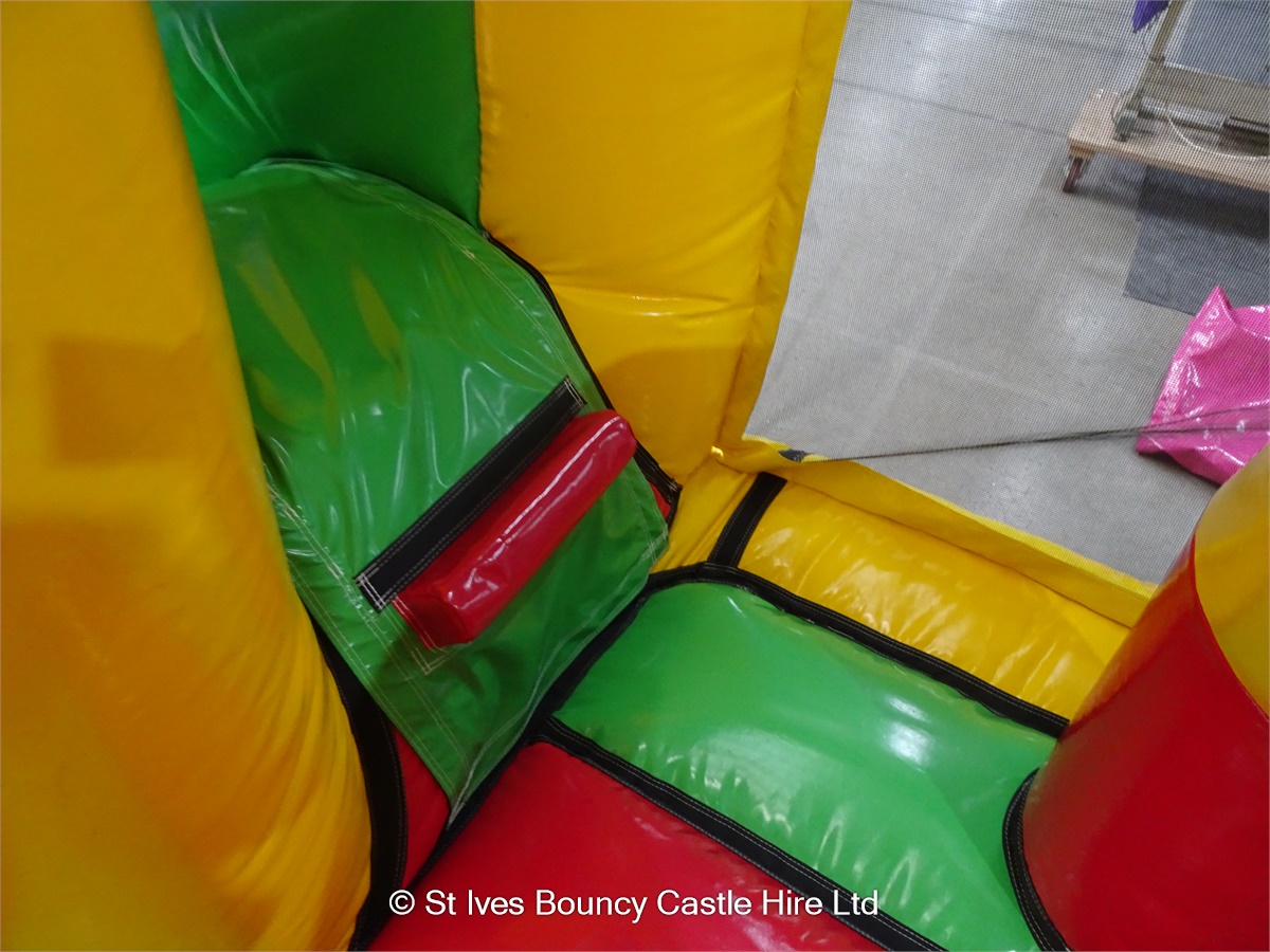 Rainbow Front Slide Activity Castle - 15x12ft - Hire in Cambridgeshire ...